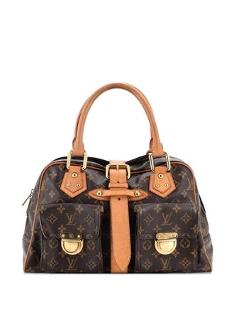 Louis Vuitton Manhattan Handbag Monogram Canvas GM satchel - Marron
