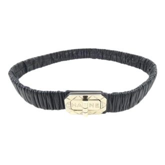 Chanel Ceinture Standard Pre-owned - Femme - Pre-owned - Noir - Taille: ONE Size