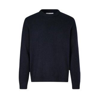 Sams&oslash;e & Sams&oslash;e Maglione Isak Knit Salute - - Knitwear - Herren - Blau - M