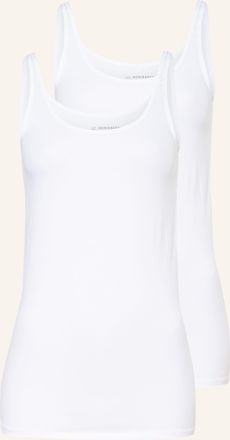 Schiesser 2er-Pack Tops 95/5 weiss