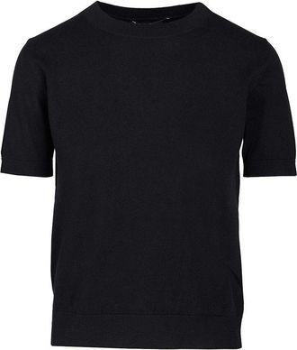 Max Mara Rundhalspullover - Blau