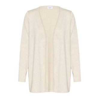 Saint Tropez KilaSZ Offene Mid-Cardigan - - Knitwear - Damen - Beige - XL