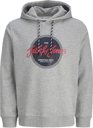 Jack & Jones Hood Sweat &agrave; Capuche Jjurban, Gris, M Homme