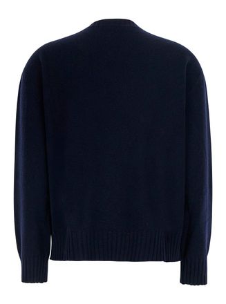 Fabiana Filippi Womens Sweater Wool-Silk-Cashmere Blue Tops Top