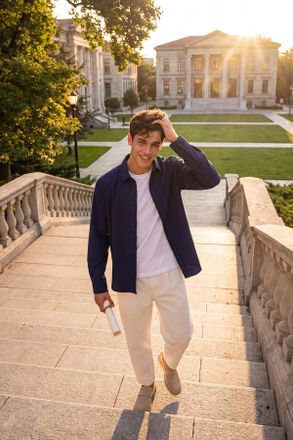 Trendyol MAN Herren Dunkelblau Einfarbig Lang Regular Fit Hemden
