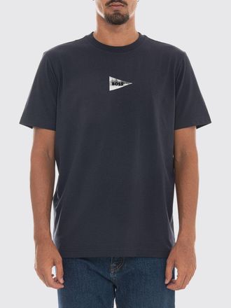 HUGO BOSS T-shirt en coton avec imprim&eacute; graphique et logo contrastants