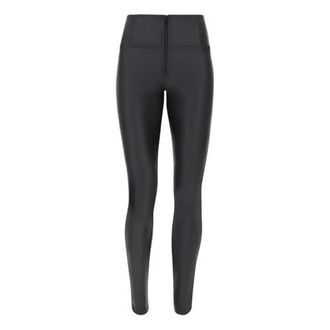 Freddy WR.UP Pantalon Push up WR.UP Taille Haute Super Skinny, en Similicuir, Noir, Medium