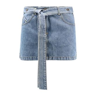 The Attico G&uuml;rtel-Denimrock - - Skirts - Damen - Blau - M