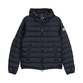 Moncler Homme, Vestes, Bleu, Taille: XL Doudoune matelass&eacute;e &agrave; capuche