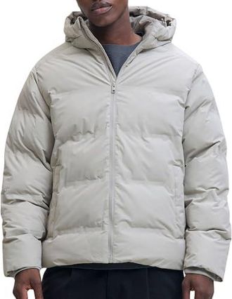 Jack & Jones Jjesoho Puffer à Capuche Sn pour Homme, Bleu Sarcelle, L