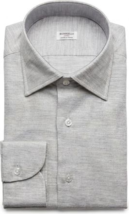 Borriello Homme, Chemises, Gris, Taille: 4XL Cotone