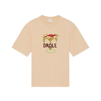 Dr&ocirc;le de Monsieur Lobster Cup T-Shirt - - Tops - Herren - Beige - M