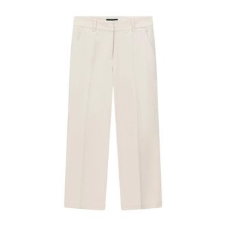 Cambio Femme, Pantalons, Beige, Taille: 44 FR Pantalon Droit 7/8