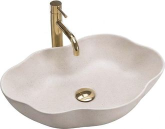 Rea Aufsatzwaschbecken Rea Pearl Warm Beige