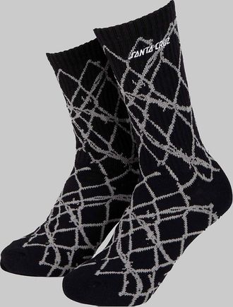 Santa Cruz Spot Chain Socks noir