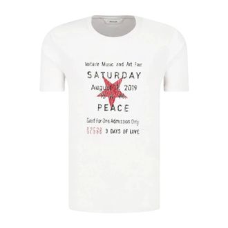 Zadig&Voltaire T-shirt Ted Saturday - Homme - Tops - Blanc - Taille: XL