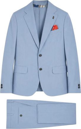 Bob Homme, Costumes, Bleu, Taille: M T268 Suit