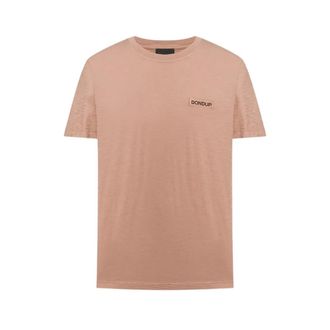 Dondup Jersey Fiammato T-shirt Us371-Jf0195Umi7 - - Tops - Herren - Braun - 2XL