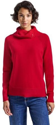 Street One 3015724 Pull à col Montant, Racing Rouge, 42 Femme