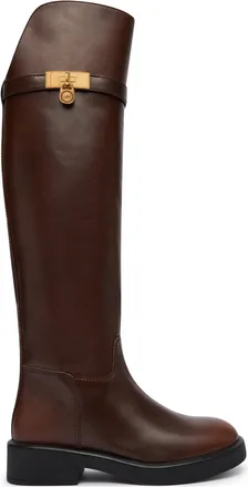 Michael Kors Stiefel MICHAEL Michael Kors Hamilton Moderne 40F6HAFB5L Braun