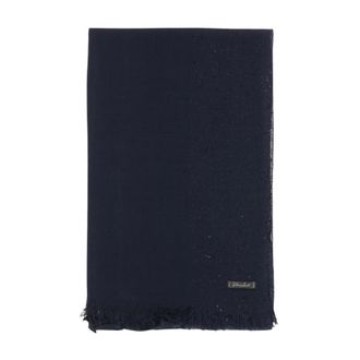 Faliero Sarti Rechteckiger Schal mit Pailletten - - Accessories - Damen - Blau - ONE SIZE