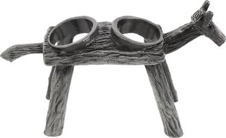 Amosfun GLEAVI Abstrakter Pferde Weinflaschenverschluss Halter aus Metall Eleganter Flaschenverschluss Organizer für Bar Küchenpartys Tisch Weinverschluss Auf