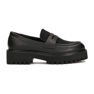 Kazar Halber Slip-On-Schuh mit Naturhaar.Dieses Produkt f&auml;llt gro&szlig; aus. - - Shoes - Damen - Schwarzk - 39 1/2 EU