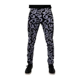 Dolce & Gabbana Graffiti Print Skinny Jeans - - Jeans - Herren - Mehrfarbig - M