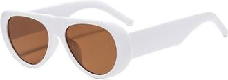 Generic Lunettes De Soleil Tendance For Hommes Et Femmes, Id&eacute;ales For Les Vacances, Le Sport Ou La D&eacute;coration(White)
