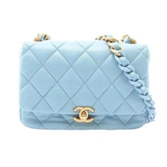 Chanel Pre-owned Sac bandouli&egrave;re vintage - Femme - Pre-owned - Bleu - Taille: ONE Size