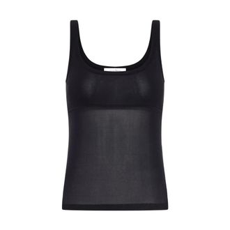 Max Mara &Auml;rmellose Tops - - Tops - Damen - Schwarzk - XS