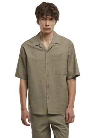 Urban Classics Herren Hemd Relaxed Seersucker Short Sleeve Shirt, l&auml;ssiges Kurzarm Hemd f&uuml;r M&auml;nner, erh&auml;ltlich, Gr&ouml;&szlig;en S-5XL
