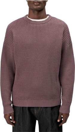 Drykorn Pull-over &agrave; col rond Neelio - Homme - Pulls - Violet - Taille: L