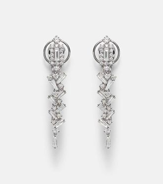 Yeprem Boucles doreilles en or blanc 18 ct (750/1000) avec diamants