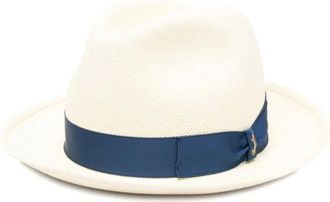 Borsalino unisex, Accessoires, Blanc, Taille: 58 CM Straw Hat