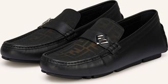 Fendi Mokassins Driver schwarz