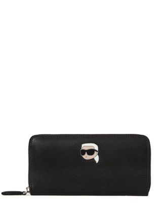 Karl Lagerfeld portefeuille continental Ikon - Noir
