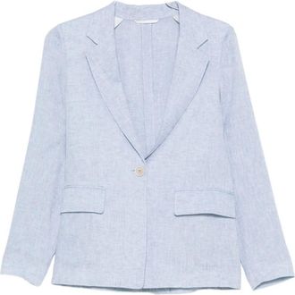 PESERICO Femme, Vestes, Bleu, Taille: 42 FR Blazer crois&eacute;