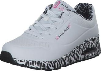 Skechers Uno-Loving Love 155506-WBK, Womens Sneakers, White, 38,5 EU