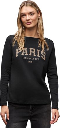 Street One Shirt mit Print Black 42