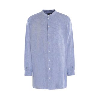 Dolce & Gabbana Collection Homme Marina &Eacute;l&eacute;gante - Homme - Chemises - Bleu - Taille: XL