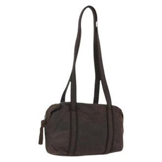 Prada Sac bandouli&egrave;re en nylon Pre-owned - Femme - Pre-owned - Brun - Taille: ONE Size