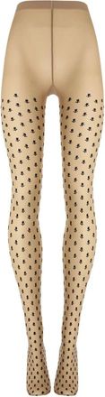 Wolford Florale P&uuml;nktchen-Strumpfhose - - Underwear - Damen - Mehrfarbig - L