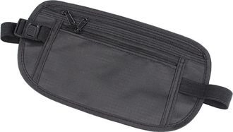 ZJchao Professionelle Atmungsaktive Mesh-Hüfttasche mit Großem Fassungsvermögen für Sport, Joggen Im Freien (Black)