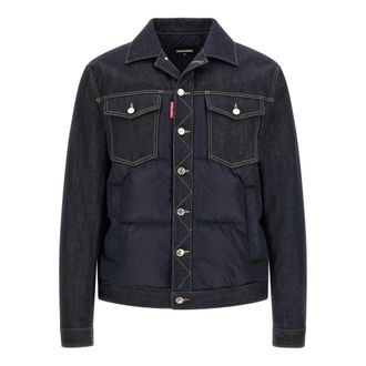 Dsquared2 Homme, Vestes, Bleu, Taille: XL Veste Casual