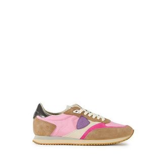 Philippe Model Baskets Blville en cuir et coton