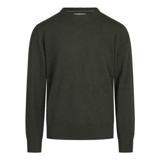 MC2 Saint Barth Pull Regent &agrave; col rond - Homme - Pulls - Vert - Taille: S