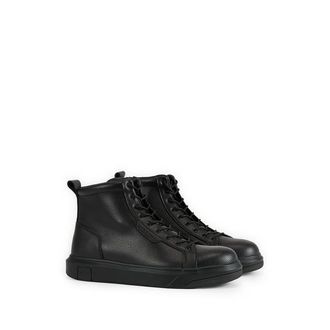 A|X Armani Exchange Boots &agrave; lacets en cuir