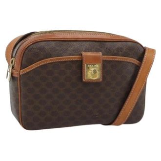 Celine Sac bandouli&egrave;re vintage doccasion - Femme - Pre-owned - Brun - Taille: ONE Size