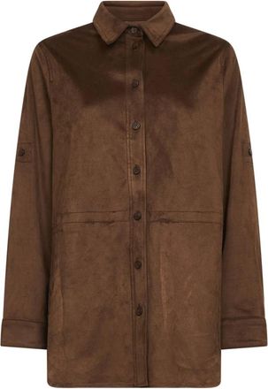 Urban Code Femme, Vestes, Brun, Taille: 36 FR Chemise Boutonn&eacute;e